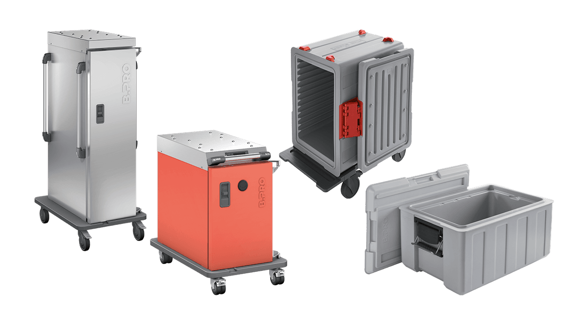 Food transport trolleys for commercial kitchens and canteens | B.PRO
