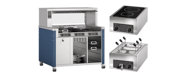 Mobile cooking stations: Flexible & efficient cooking | B.PRO